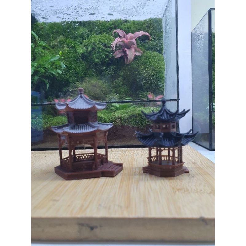 Mini hut decorated with miniatures | Shopee Malaysia