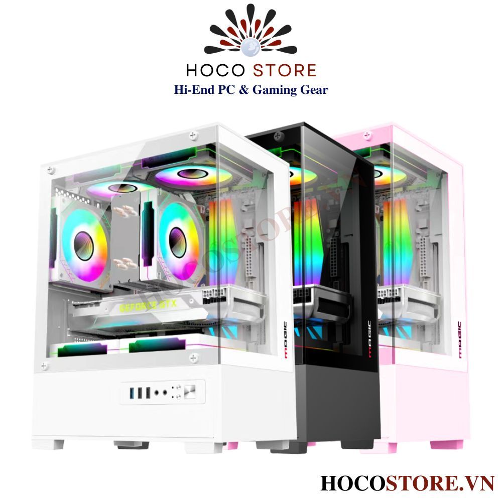 Magic Mix Ultra Gaming Computer Case - Support LED Fan, M-ATX / Mini ...
