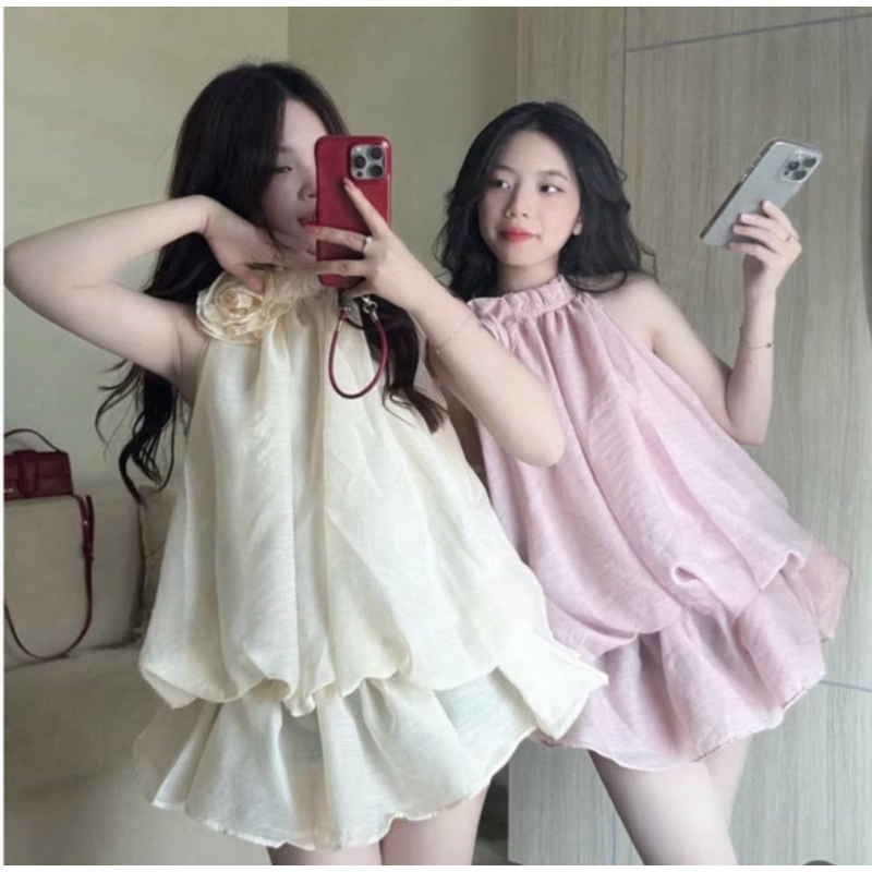 Silk Overalls 2 Layers (With Fine Silk Pants) | Shopee Malaysia