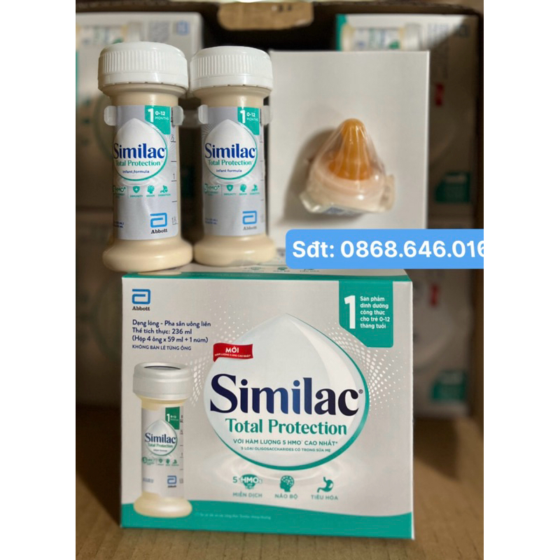 Similac Total Protection milk (0-12 months) box of 48 tubes x 59ml ...