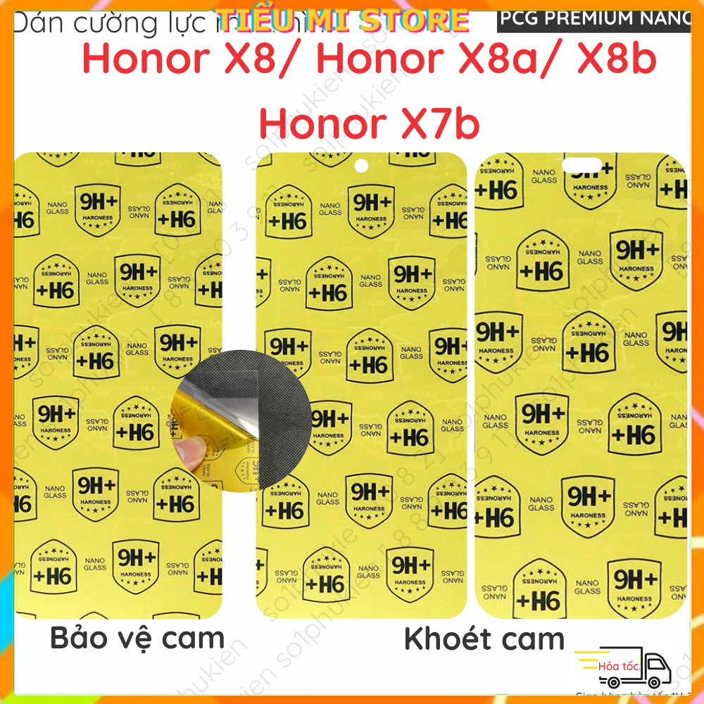 X8 Honor X8a / X8B nano Screen Strength Stickers Transparent, Matte ...