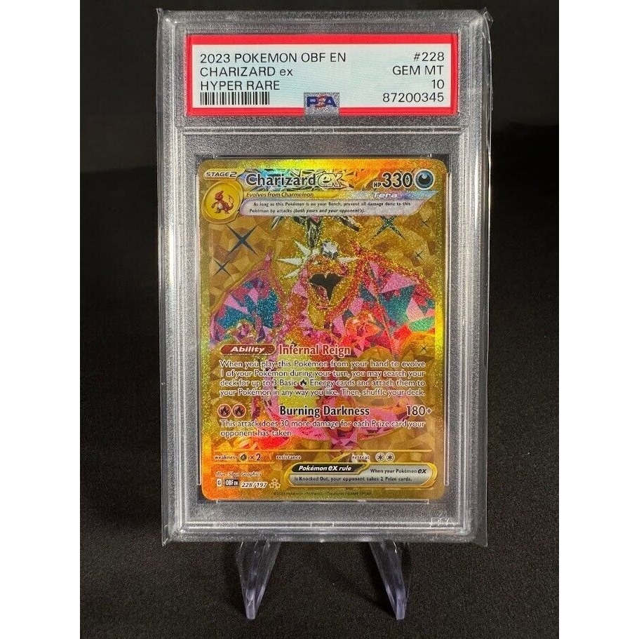 Psa 10 Gem Mint 2023 Pokemon Charizard ex 228 / 197 TCG 1459 D57 1-2 Card | Shopee Malaysia
