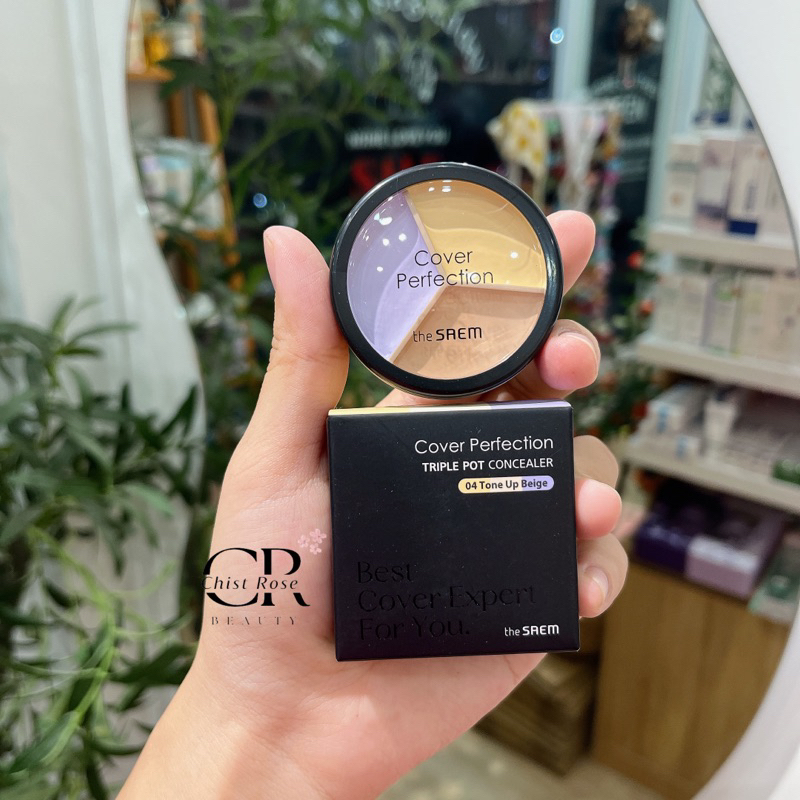 The Saem Cover Perfection Triple Pot Concealer | Shopee Malaysia