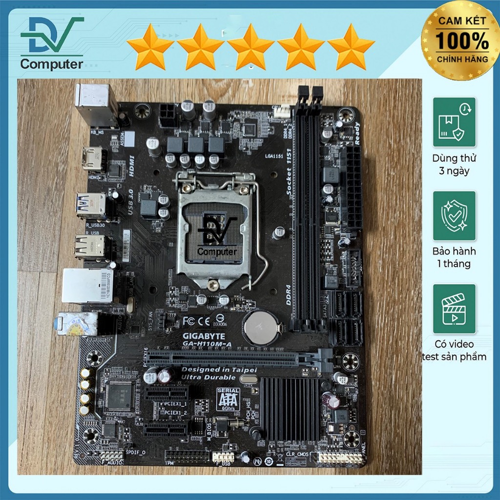 Main h110M-A GIGABYTE Has A Beautiful hdmi Port | Shopee Malaysia