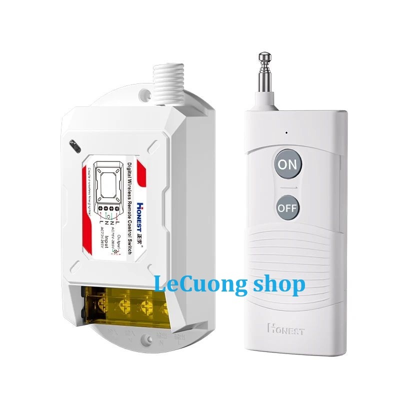 Honest 30A. High capacity remote control switch 1km 220v -30A controls ...