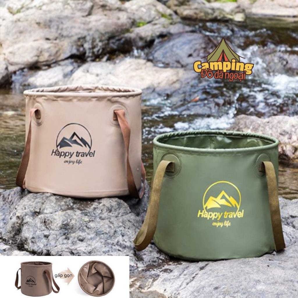 Foldable picnic water bucket, foldable bucket for storing fruit washing ...