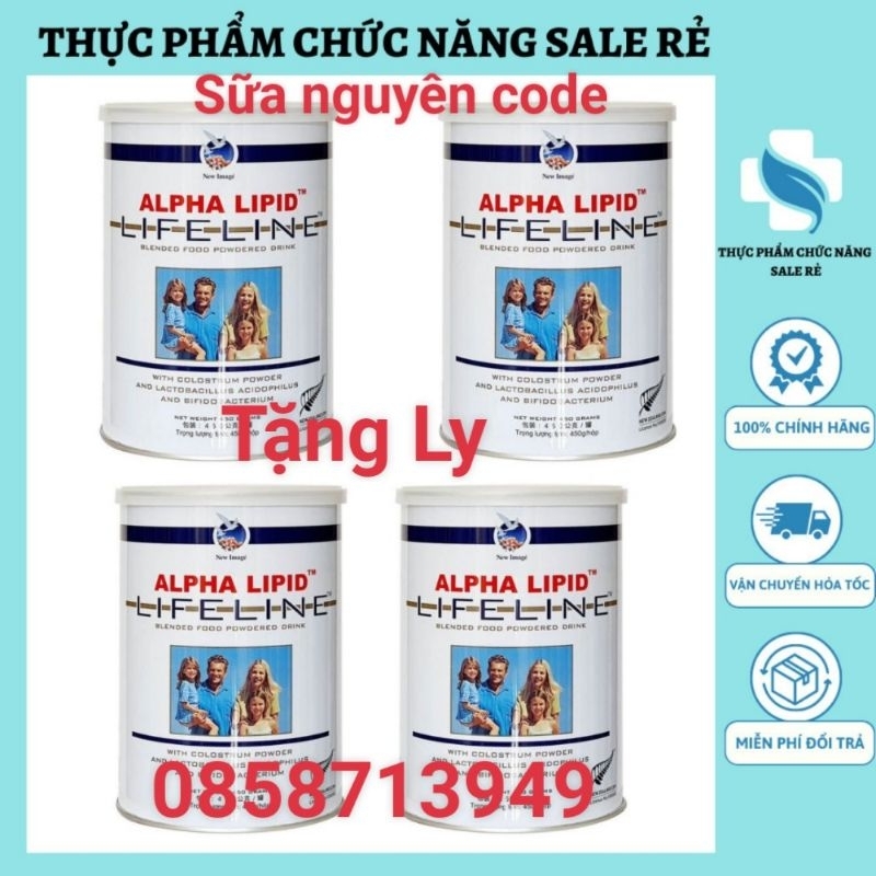 Combo 4 Cans Of alpha Lipid Milk With A Glass Shaker | Shopee Malaysia