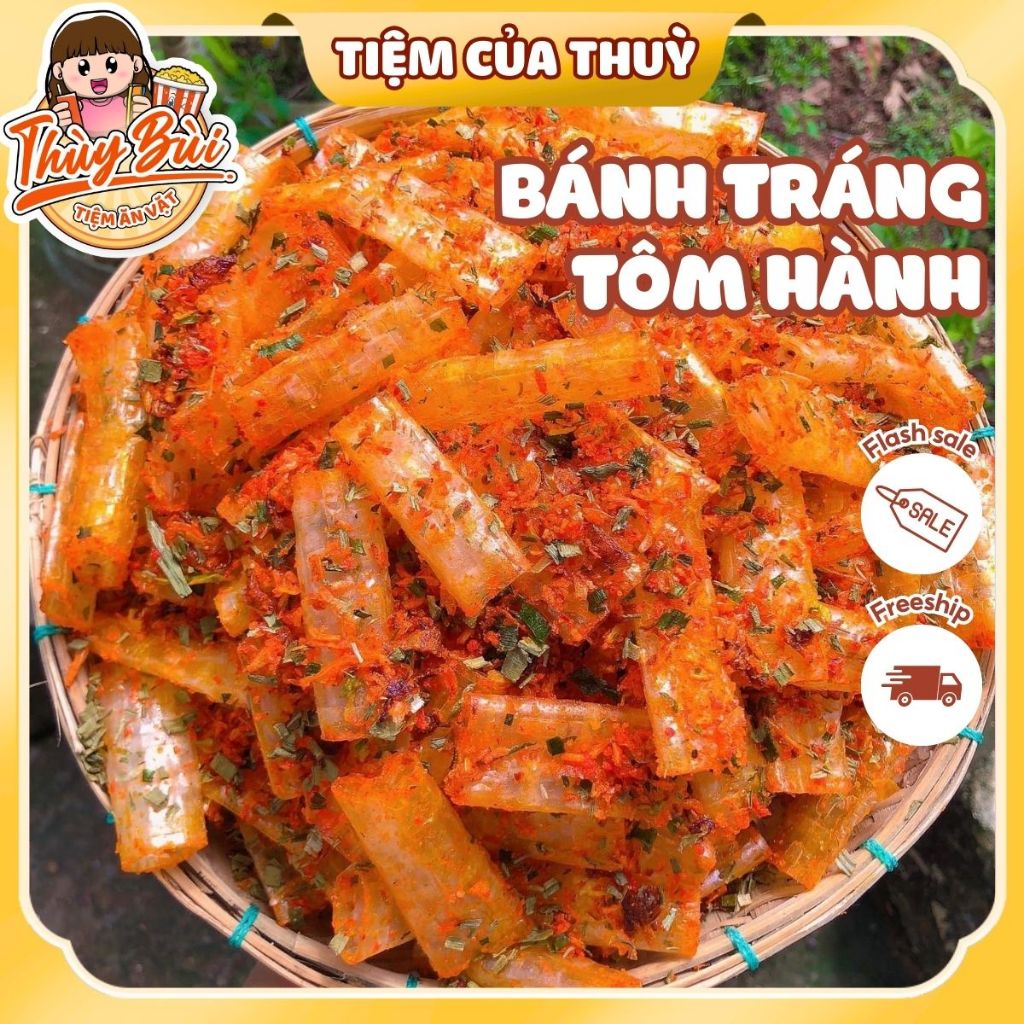 Rice Paper Mixed Rice Paper Roll Shrimp Onion, Snack Shop Thu Bui (Pack ...