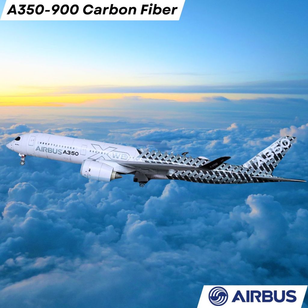 Commercial AIRBUS A350-900 Carbon Fiber Paper Model | Shopee Malaysia