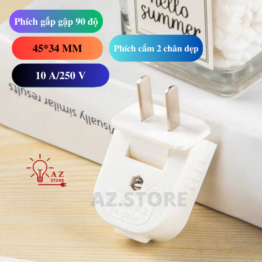 90 Degree Angle Power Plug (Beautiful Type - Flat Foot) | Shopee Malaysia