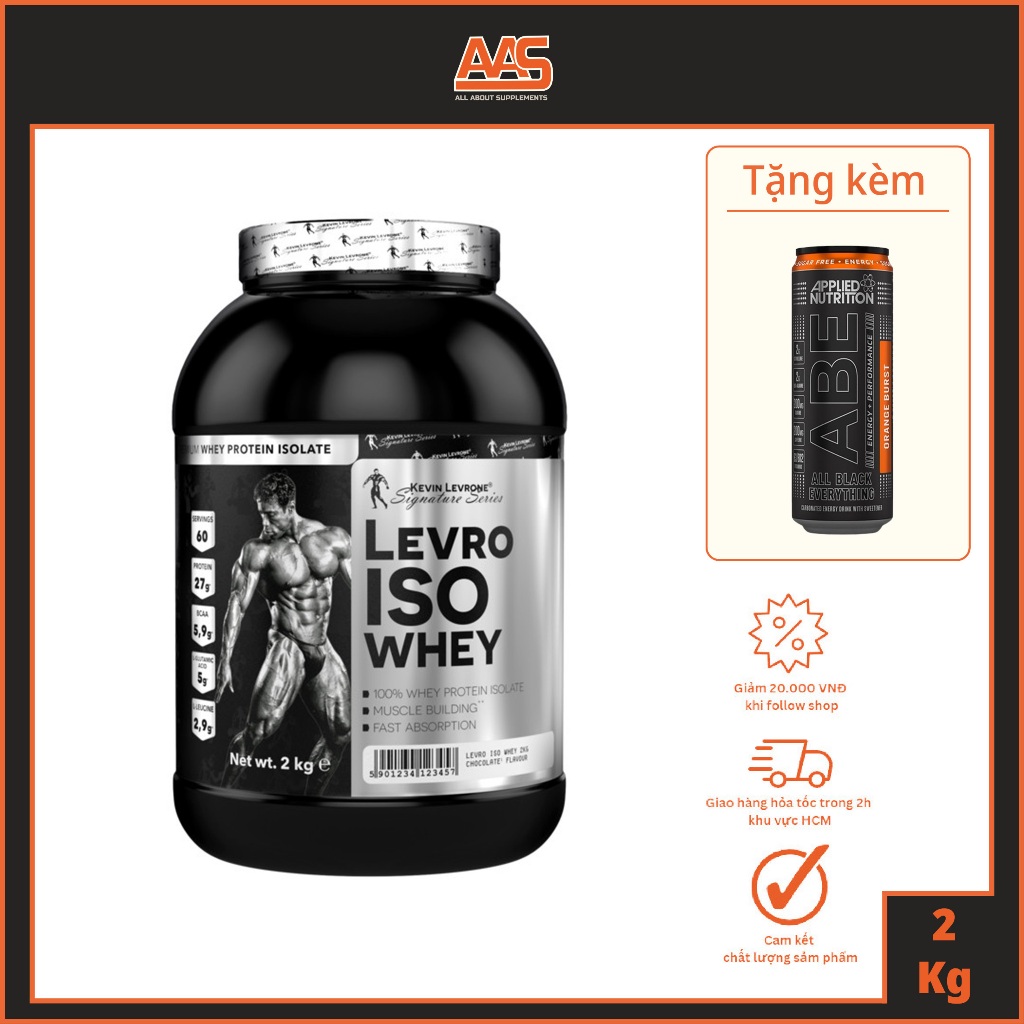 Kevin LEVRONE - LEVRO ISO whey - 2KG - 100% whey isolate Bodybuilding ...