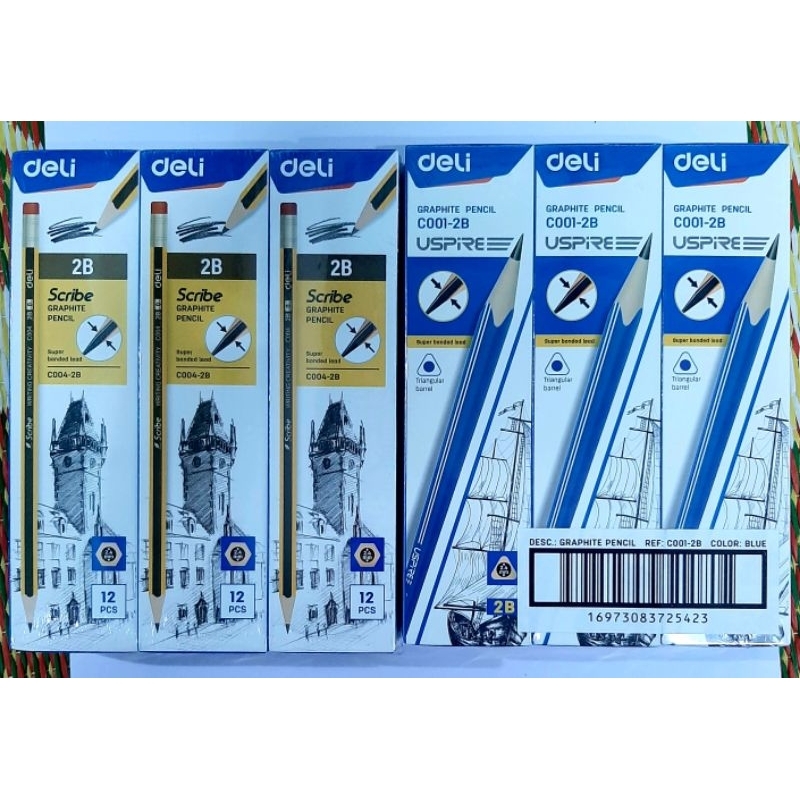2b DELI Pencil | Shopee Malaysia