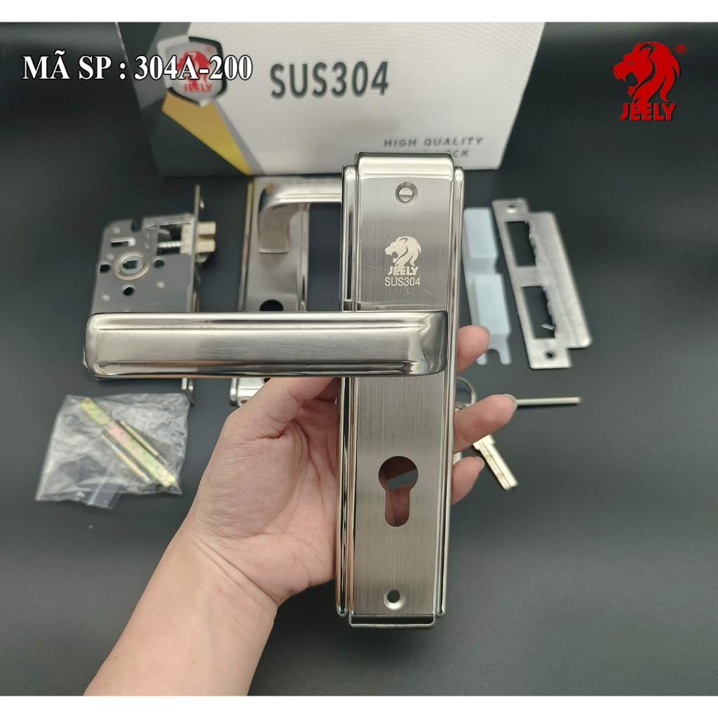 (2024)JEELY Stainless Steel SUS304 HANDLE LOCK 2-TIME ROOM DOOR LOCK ...