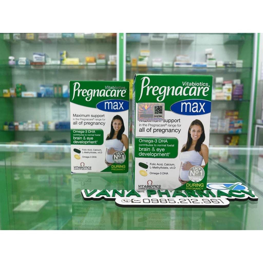 (VANA Pharmacy) Pregnacare Max Vitabiotics Multivitamin 84 Vitamins, folic acid And DHA ...