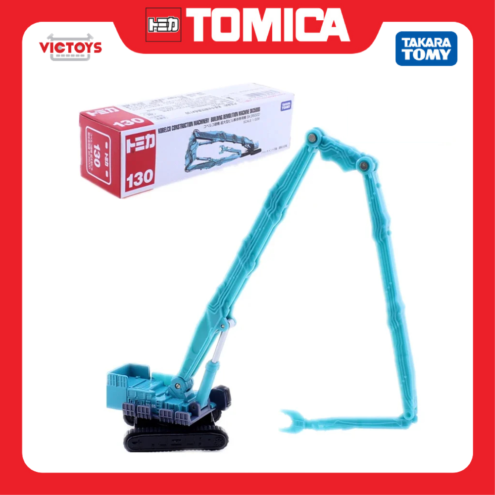 Tomica LONG NO.130-03 KOBELCO SK3500D model crane 858270 Fullbox Genuine Takara Tomy - Victoys ...