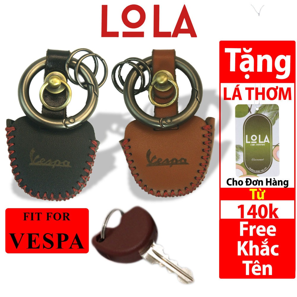 Vespa Key Holster, Piaggio handmade Real Leather (Thick Key) | Shopee ...