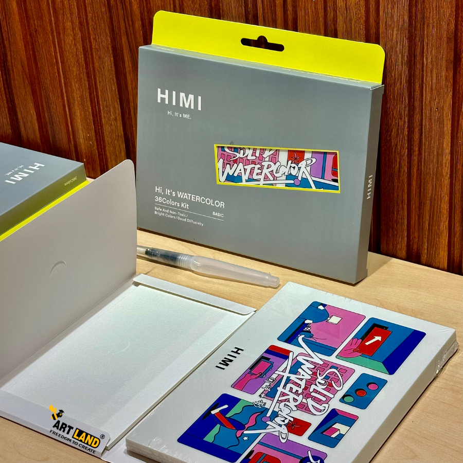 New Generation Himi Compressed Watercolor Box (36 colors) | Shopee Malaysia