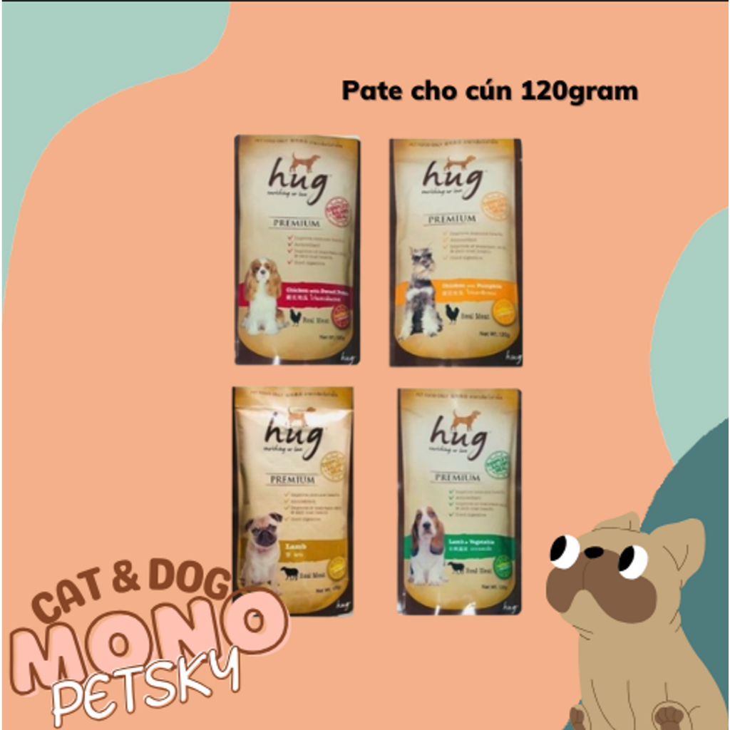 Pate Hug For Dogs With Chicken And Sheep Flavor Pack Of 120Grams ...