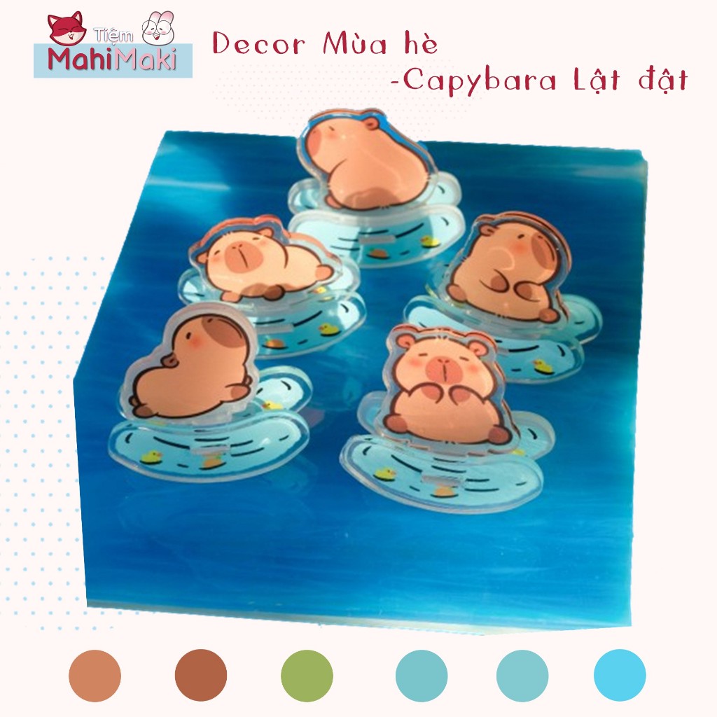 Cool and cute Capybara bath float table decoration | Shopee Malaysia