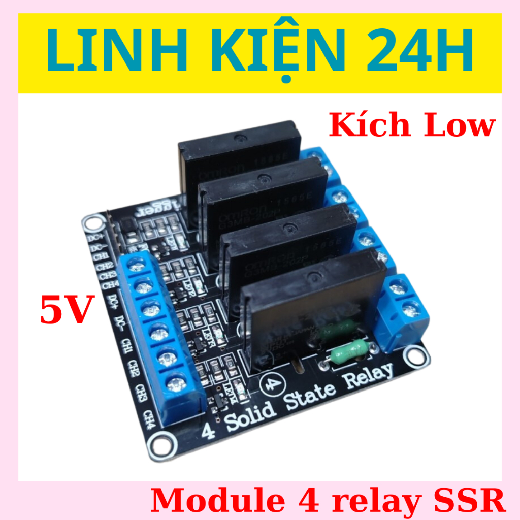Module 4 SSR Solid relay (5VDC) - SSR relay | Shopee Malaysia