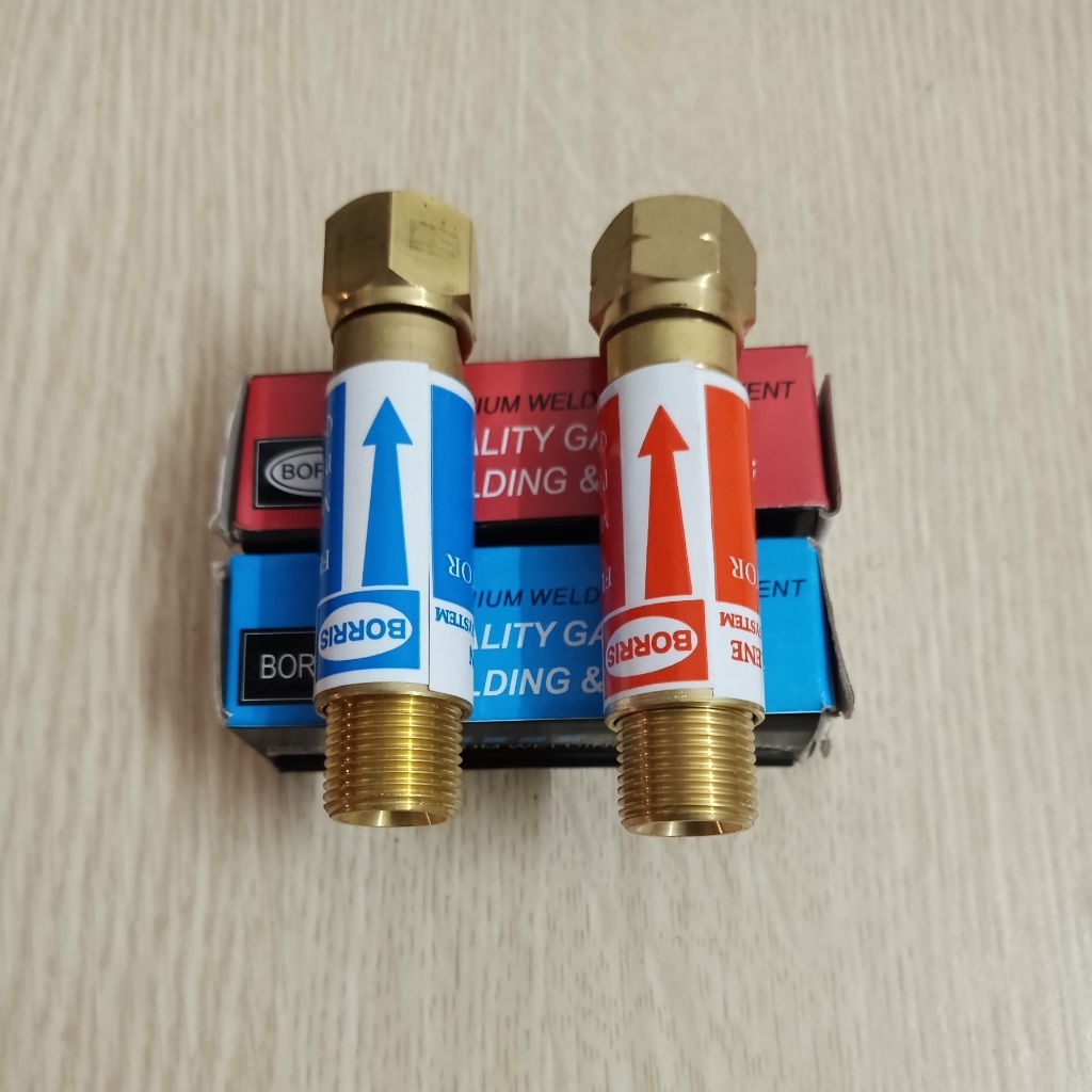 (188) 3/8'' threaded fireproof valve for OXY-GAS cutting arm - 1-way ...