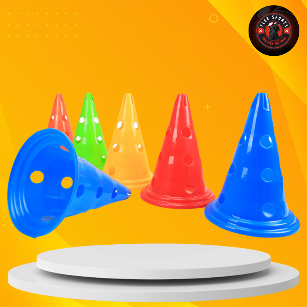 50 cm high FLEX SPORTS obstacle course, marker, cone, and mushroom ...