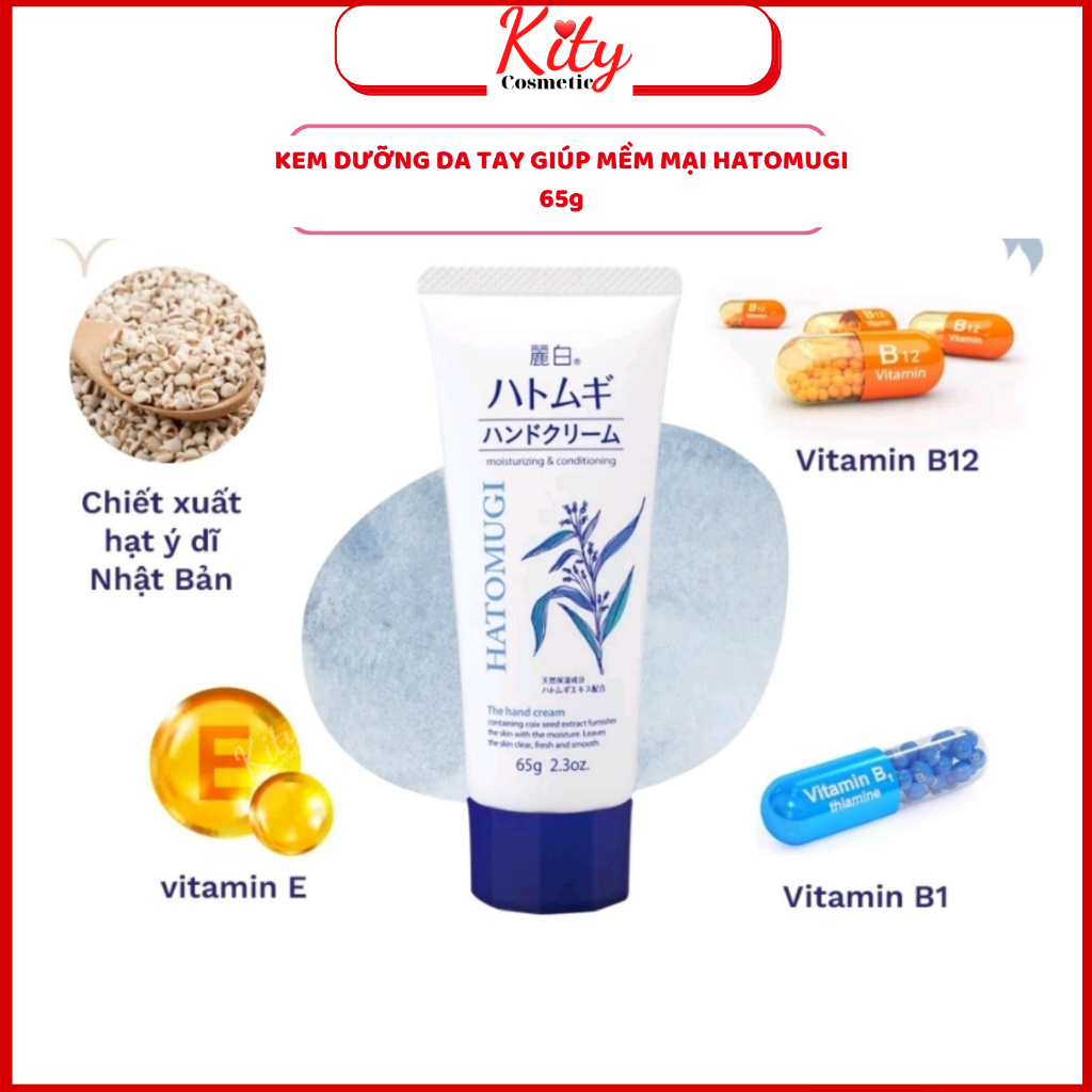 Hatomugi Moisturizing The Hand Cream 65g Hatomugi Hand Cream from Japan ...