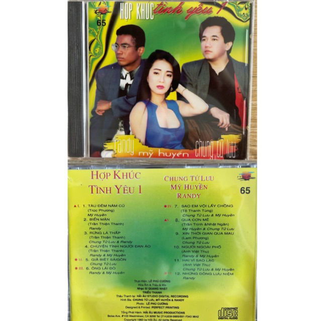 Combo 3 CD Matching Love Tracks (Randy - My Huyen - Tu Luu) | Shopee ...