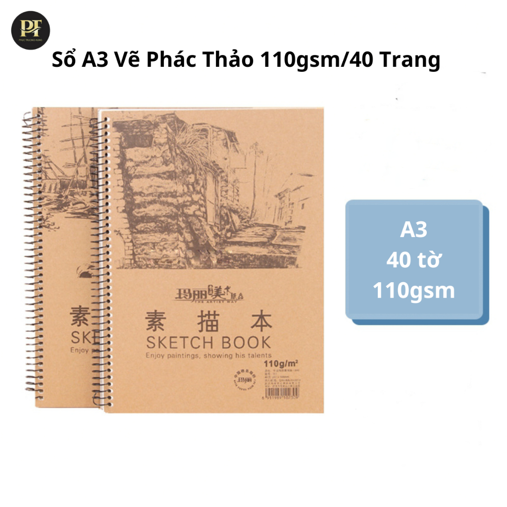 Book A3 Drawing Outline 110gsm / 40 Premium Pages - Art Drawing Book ...