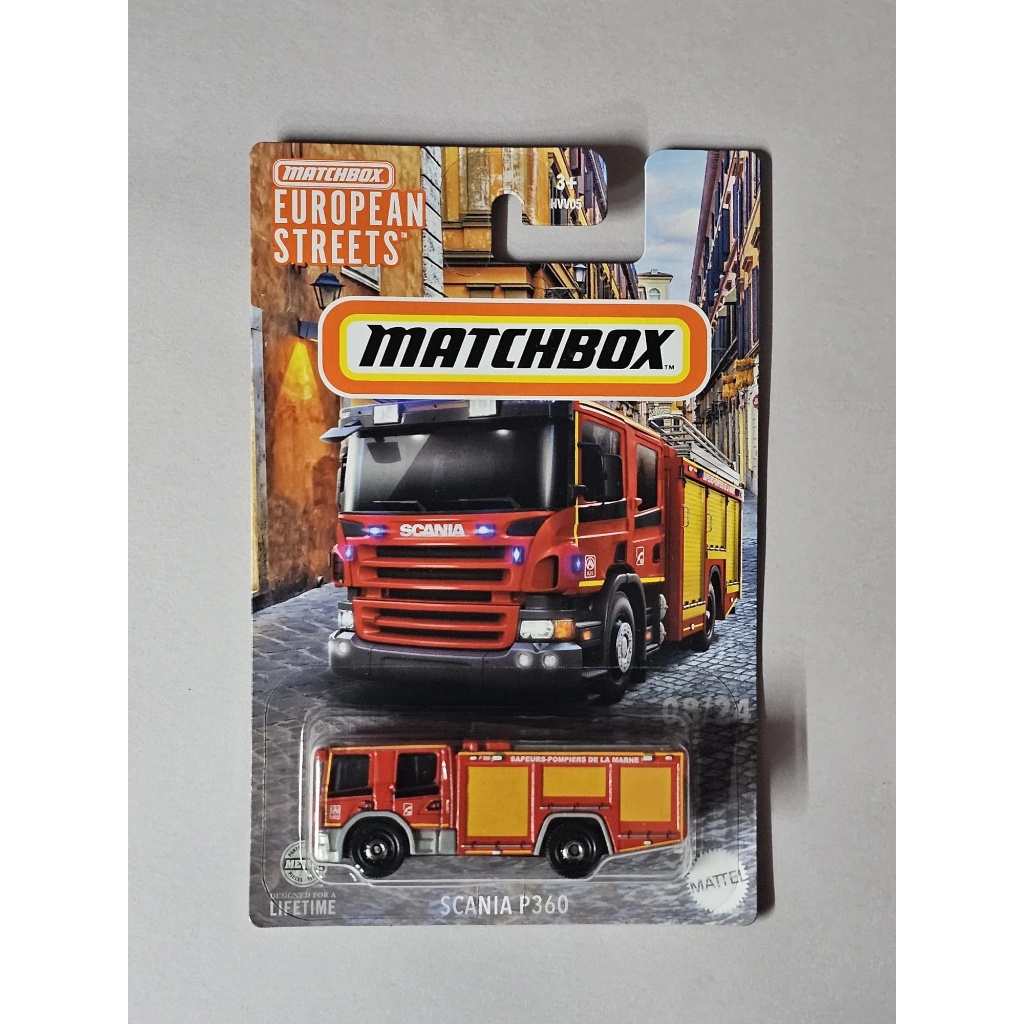 Matchbox Scania P360 Fire Truck | Shopee Malaysia