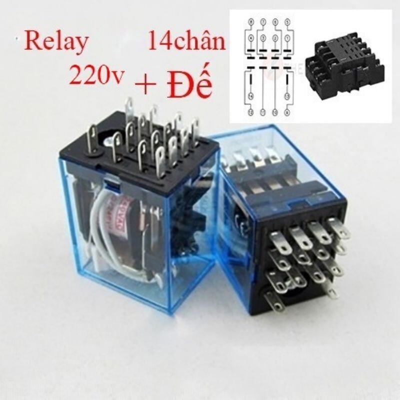 Middle RELAY 14 PINS 12V/24V/220V MY4N-J 5A | Shopee Malaysia