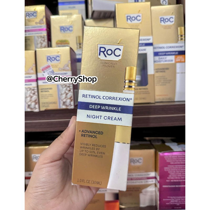 [NEW]RoC Retinol Correxion Deep Wrinkle Night Cream (30ml) | Shopee Malaysia