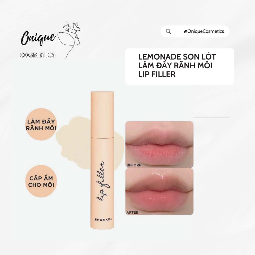 [GENUINE] Lemonade Lip Filler Moisturizing Lip Primer 4.5g | Shopee ...