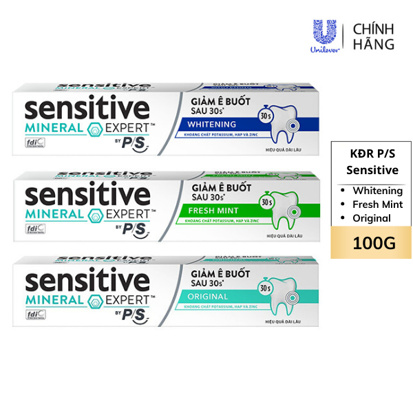 Ps Sensitive Mineral Expert Toothpaste Reducing Sensitivity Fresh Mint ...
