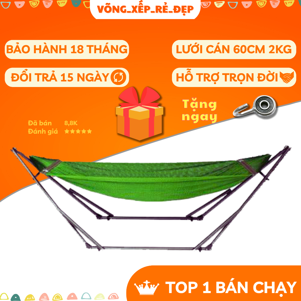 (TYPE 1) FRAME+NET FOLDING HAMMER WITH STATIC-COATED IRON FRAME ADULT ...