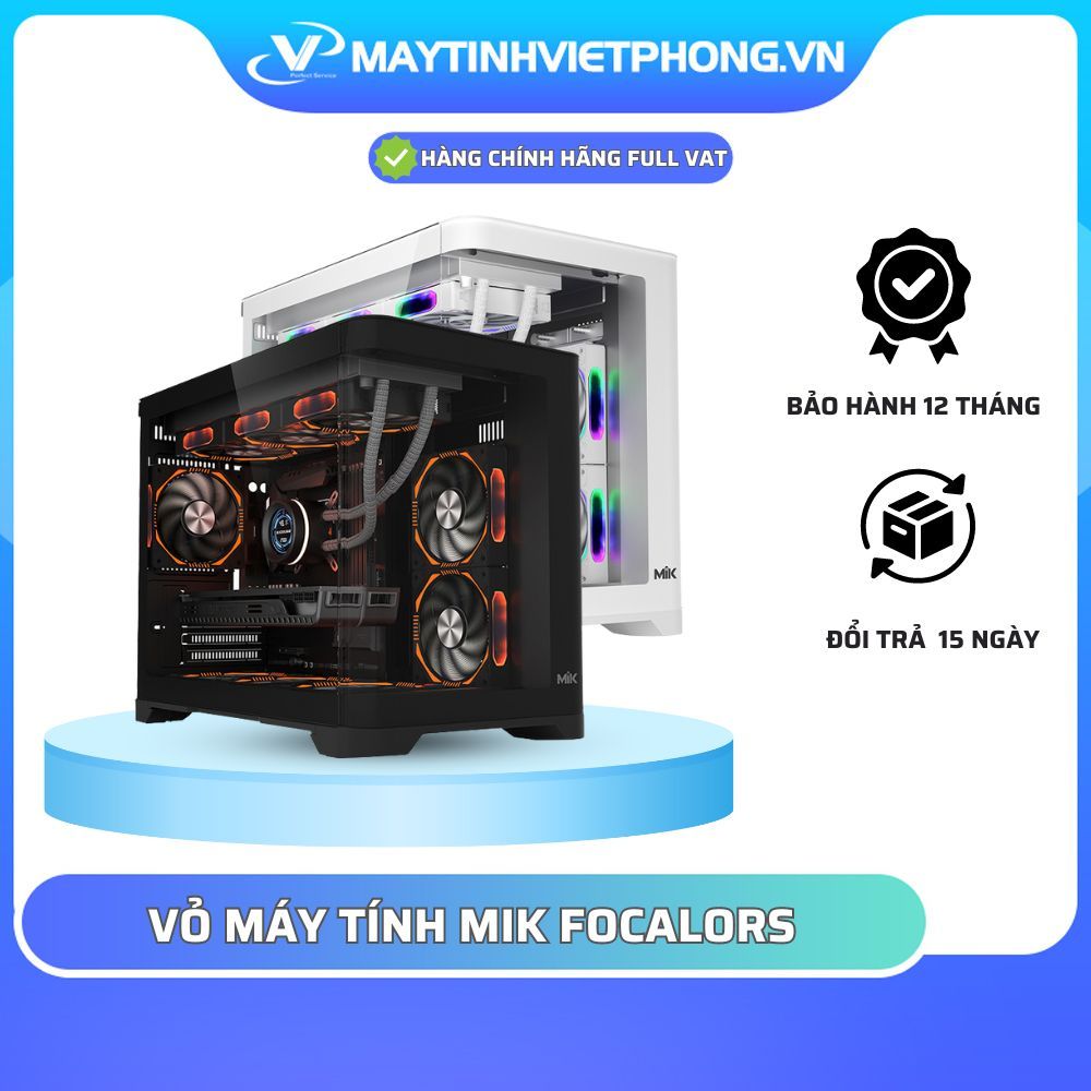 Computer Case MIK Focus M Curved Glass [FULL VAT] | Shopee Malaysia