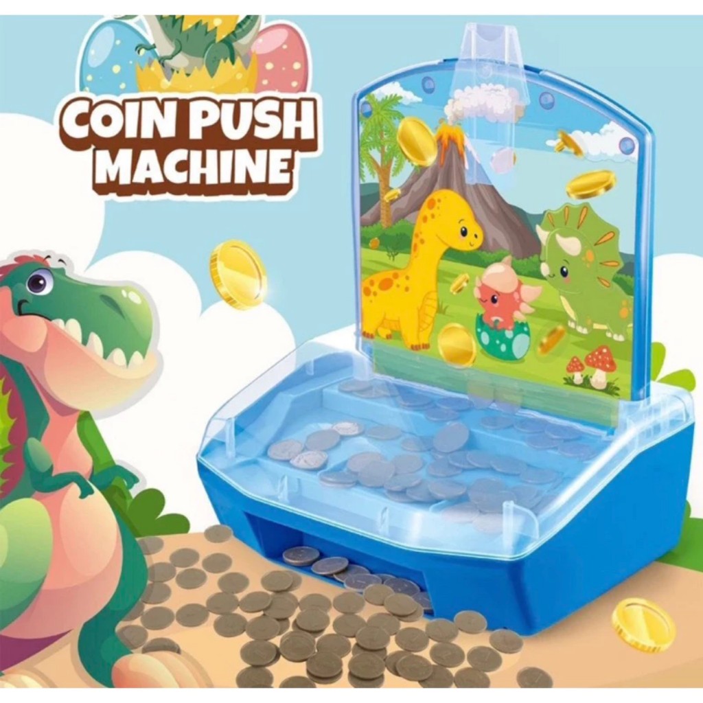 Mini Coin pusher for children with 155 cards, supermarket Coin pusher ...