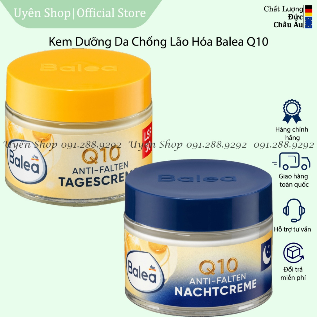 Balea Q10 Anti-Aging Cream Hang Duc, Skin Recovery, Wrinkle Reduction ...