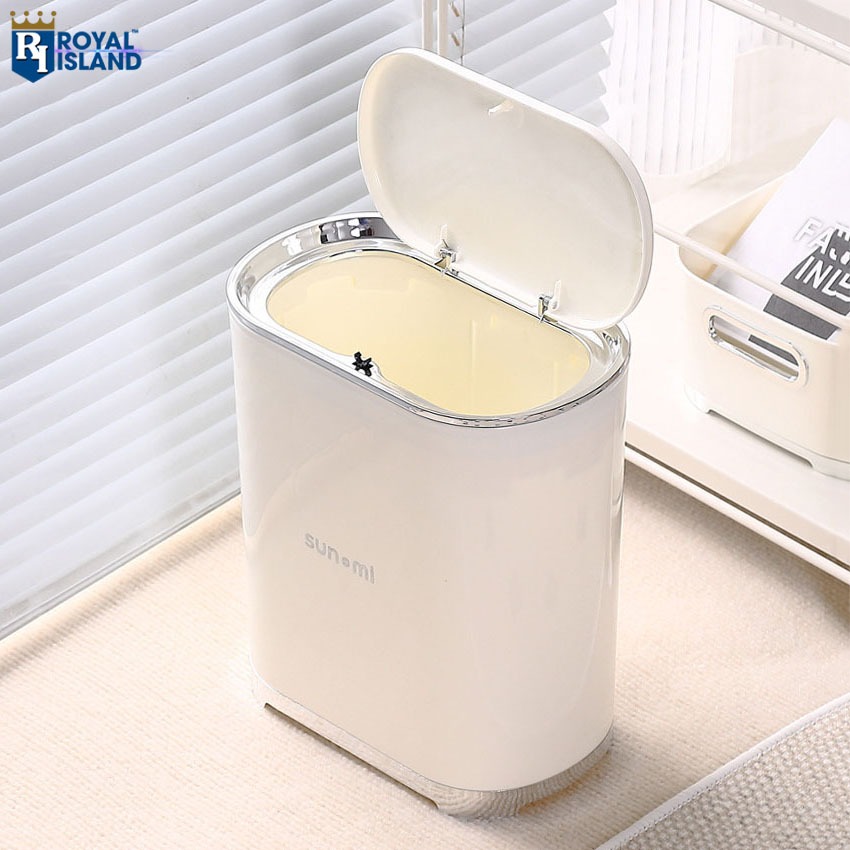 Sunmi Smart Trash Can Opens And Closes With Just 1 Button, 8L Garbage ...