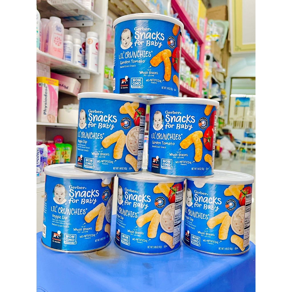 American GERBER SNACKS DWARF CAN 42G | Shopee Malaysia