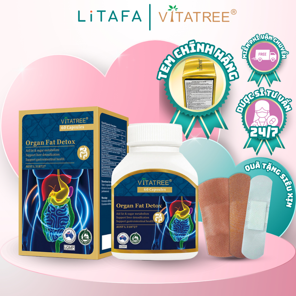 [CHECKED] Vitatree Organ Fat Detox Visceral Fat Detox Supports Weight ...