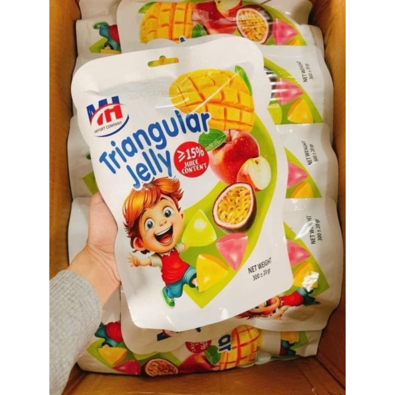 Fruit Flavor Triangle Jelly (Closed About 30 To 35 Pieces) | Shopee ...