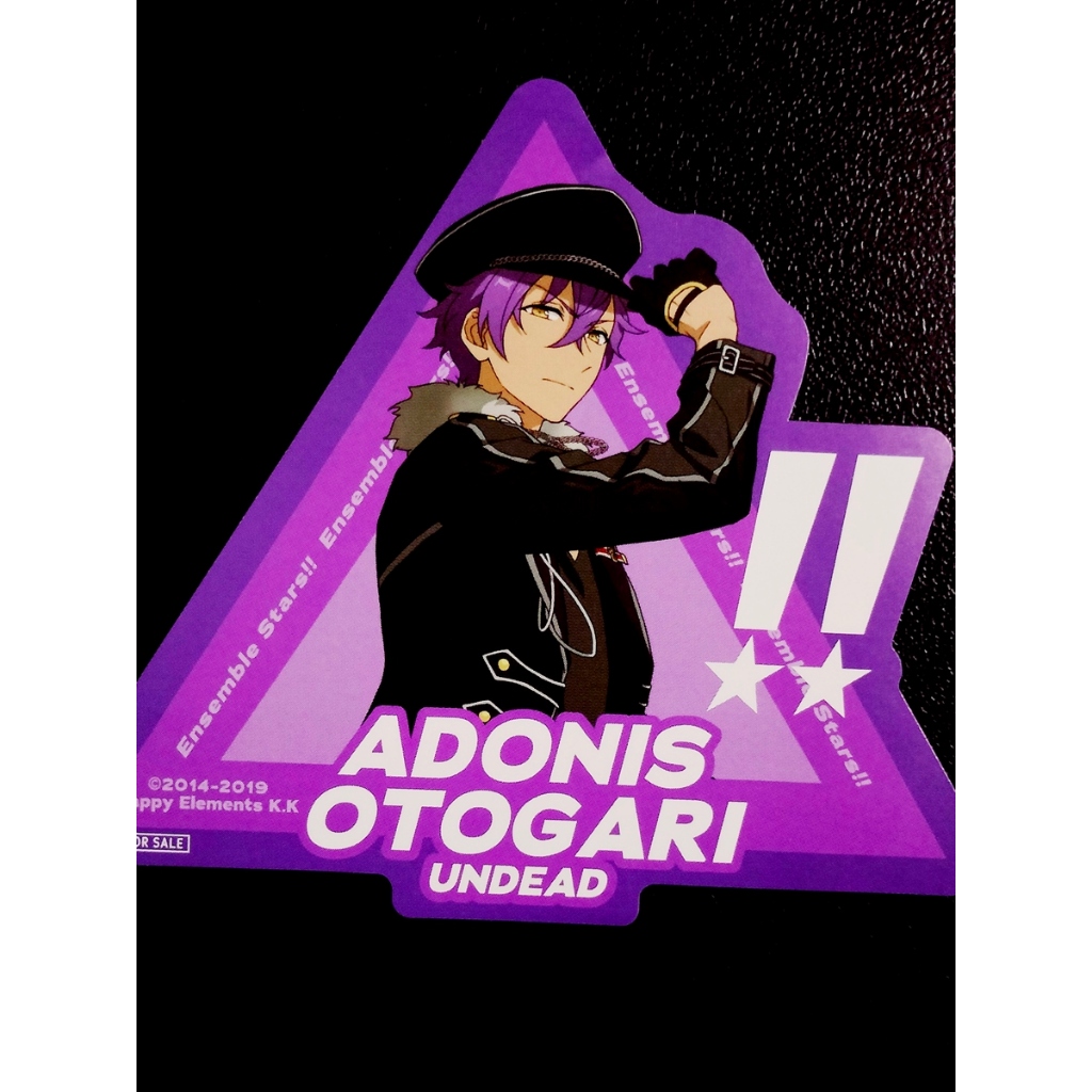 Sticker (!!) Adonis Otogari UNDEAD group Official Ensemble Stars ...