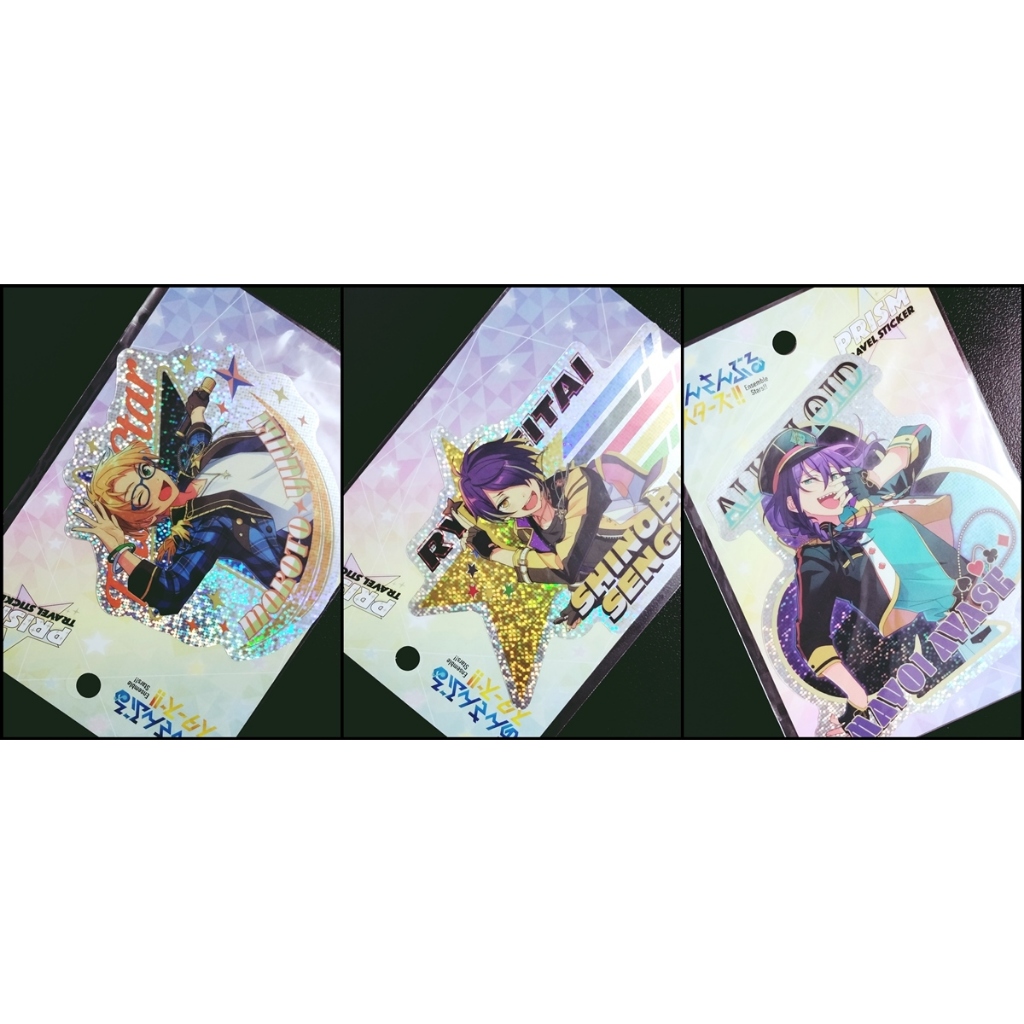 Set Of 3 Stickers Kira Shinbo + Mayoi + Makoto Official Ensemble Stars ...