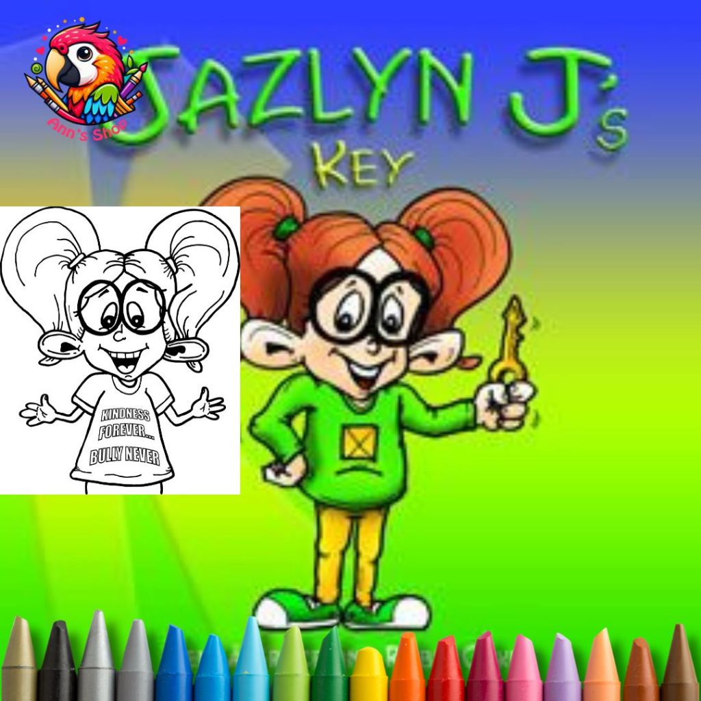 Complete set of 30 coloring pages "Jazlyn" size a4/a5 - Ann paper toys ...