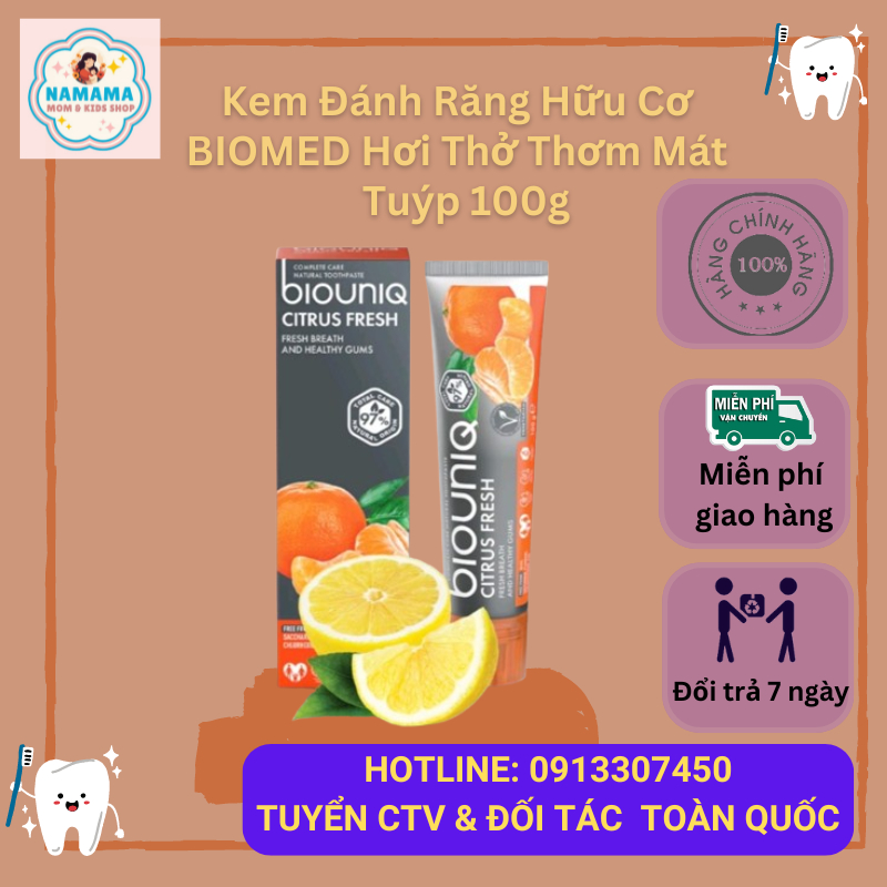 Biomed Switzerland Organic Toothpaste Orange Extract Cleans Plaque And ...