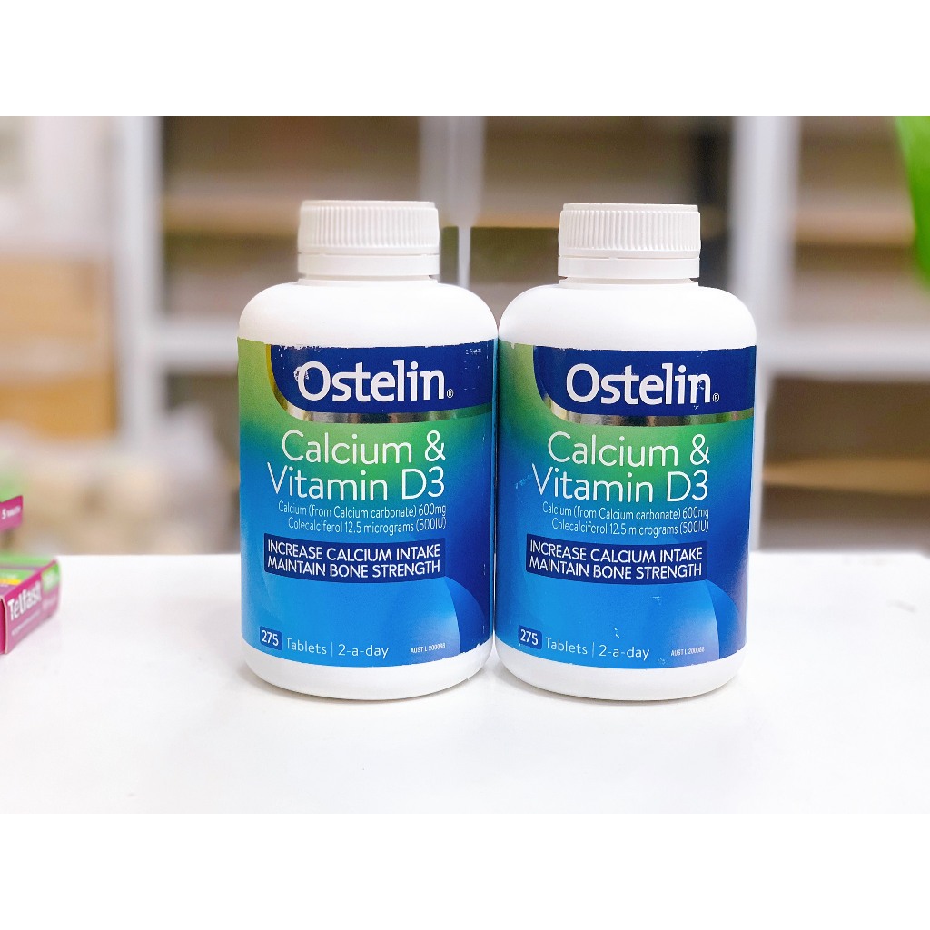 (AUSTRALIAN Product) OSTELIN Calcium and D3 supplement pills & Vitamin ...
