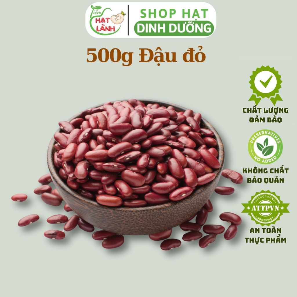 500g Large red beans, kidney beans, non-GMO western beans - Lanh Bean ...