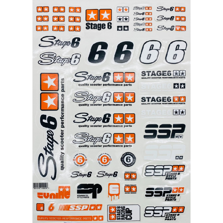 [ Original 1 sheet ] Stage 6 stamp. High quality UV stamp, transparent ...