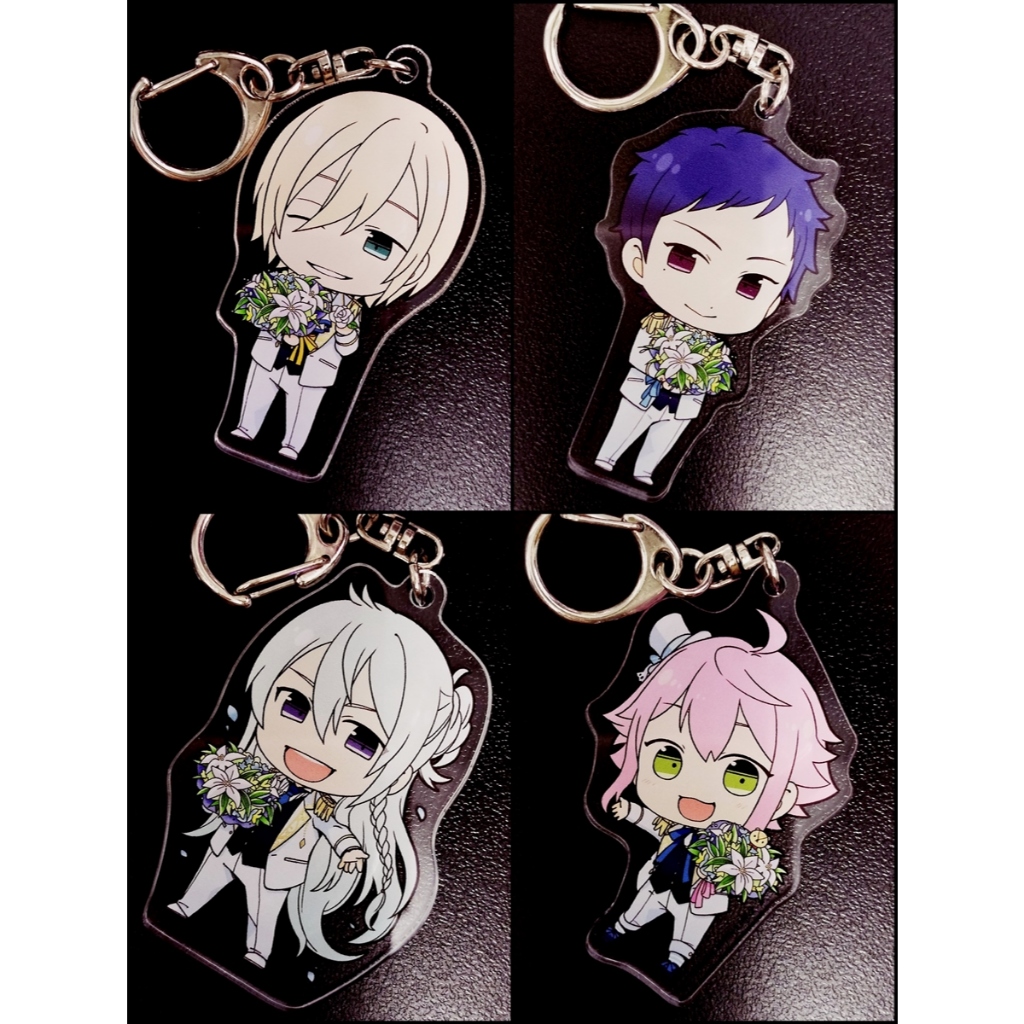 Chibi Keychain holding Fine group collab flower from Official Ensemble ...